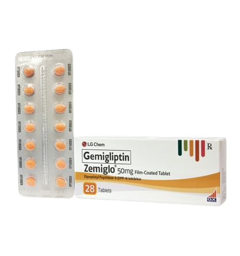 ZEMIGLO Gemigliptin 50mg Film-Coated Tablet 28's price in the ...